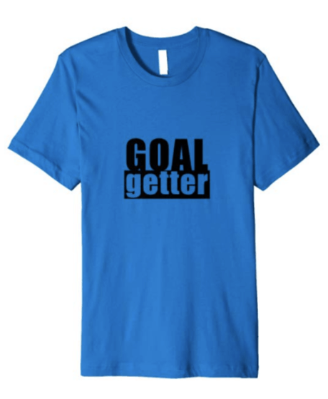 Goal Getter - Black on Royal Blue - basketball coaching shirts and gear ...